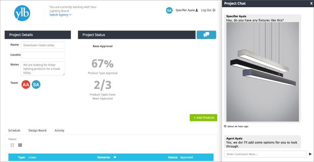 Project Chat | LEX Knowledge Base - Specifier